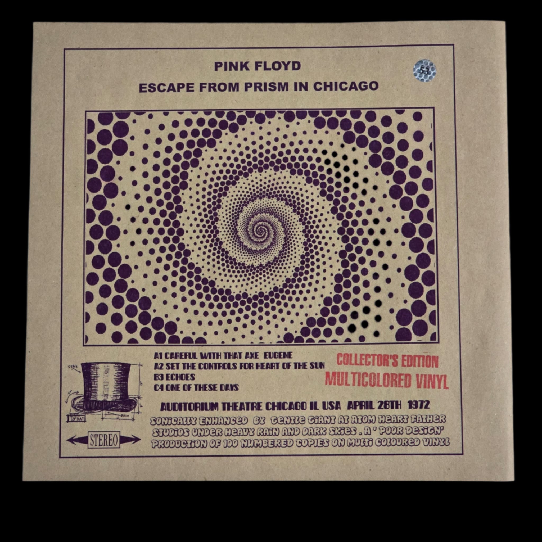 Pink Floyd - Escape From Prism In Chicago - Top Hat w/7" – Vinyl Piper